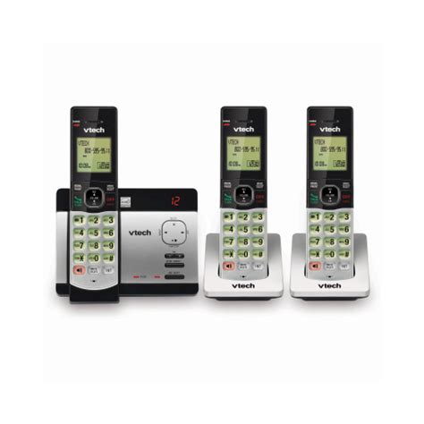 VTECH COMMUNICATIONS CS5129 3 6 0 Expandable Cordless Phone With 3 Handsets Answering System