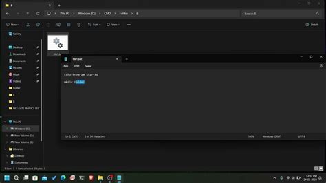Create A Batch Operation File To Execute Multiple Commands In Cmd Youtube