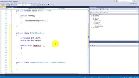 Inheritance Base And Derived Classes Youtube