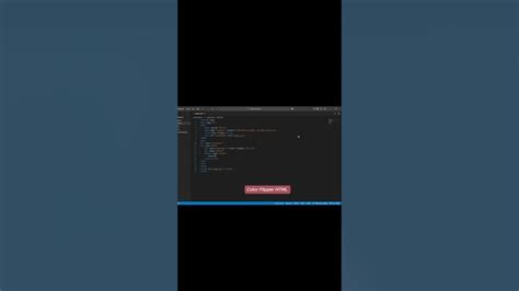 color flipper using html css js coding programming beginners youtube