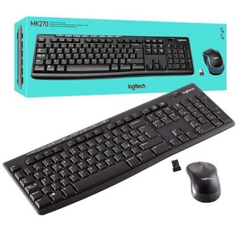Jual Logitech Mk270r Nano Wireless Combo Keyboard Mouse Shopee Indonesia