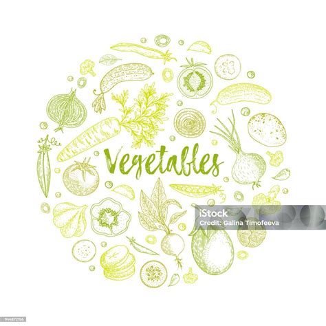 유기농 식품 디자인 서식 파일입니다 신선한 녹색 야채입니다 자세한 채식 음식 그림입니다 농장 시장 제품입니다 그레이트 레이블 메뉴 조리법 포스터 포장지 디자인 포장 디자인
