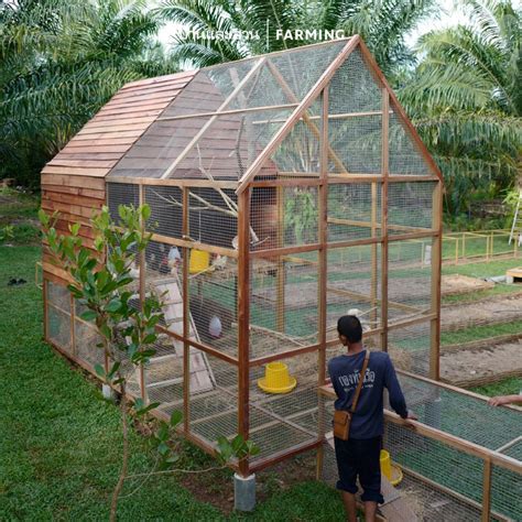 เล้าไก่สวยๆ ในบ้านน่าอยู่ ที่สามารถเก็บผลผลิตไว้กินเองในครัวเรือน