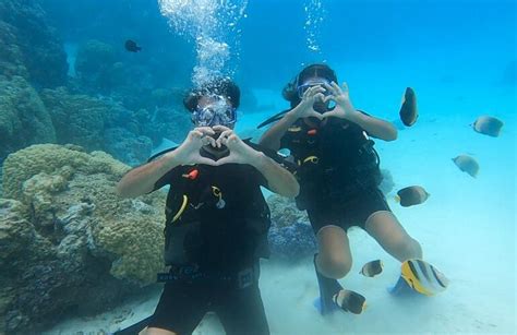 Romantic First Dive In Bora Bora
