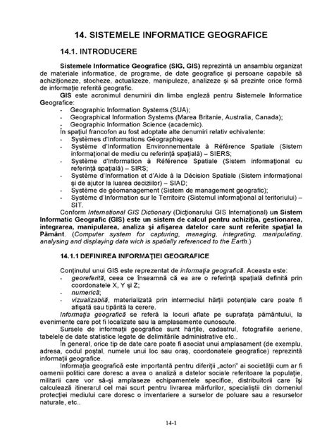 14 Sisteme Informatice Geografice Png Pdf