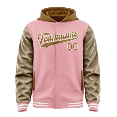 Custom Light Pink Khaki Jacket Fanaticstyle
