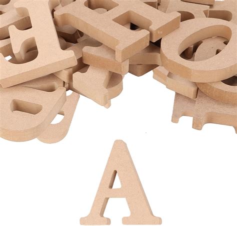 Laniakea 26pcs Wooden Letters 4 Inch Wooden Alphabet