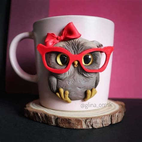 Сова из полимерной глины 87 фото Polymer Clay Craft Рождественские поделки из полимерной