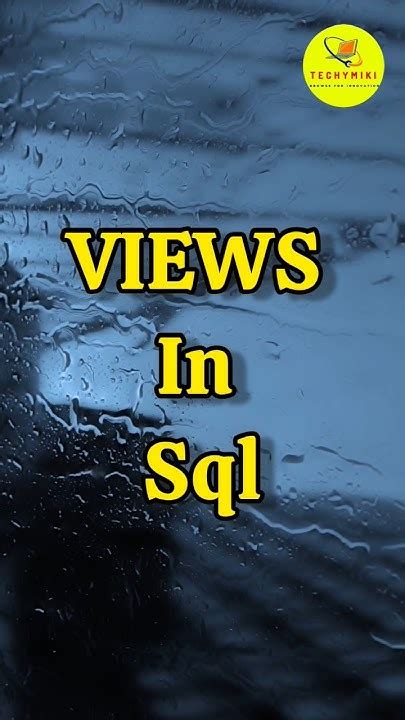 Views In Sql In Telugusql Tutorial Interview Preparation Education