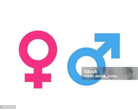 성별 기호 분홍색과 파란색 아이콘 벡터 일러스트 레이 션 공항에 대한 스톡 벡터 아트 및 기타 이미지 공항 남녀공용 남성성 Istock