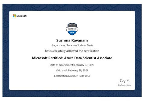 Microsoft Azure Datascience Sushma Ravanam