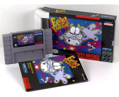 Eek The Cat Super Nintendo Snes Complete Mercadolibre