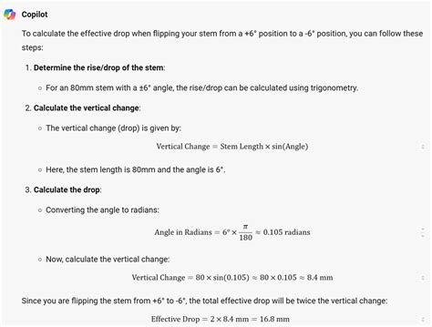 Stem Flip Drop Calculation Equipment Trainerroad