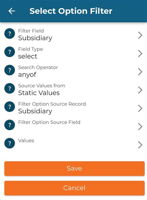 Configuring Field Details For Select And Multi Select Fields In Extendmobile Extendknowledge