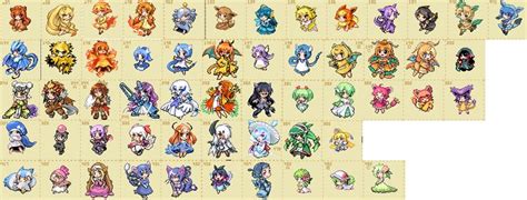 Moemon Sprite List