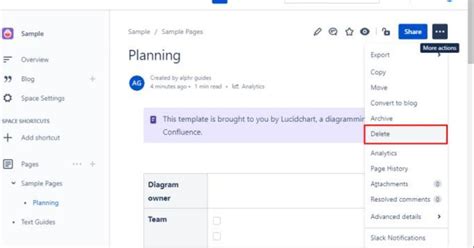 how to delete a page in confluence in 2022 step by step