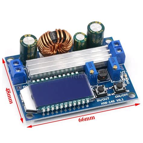 W DC V To V Digital LCD Display Automatic Step Up Down
