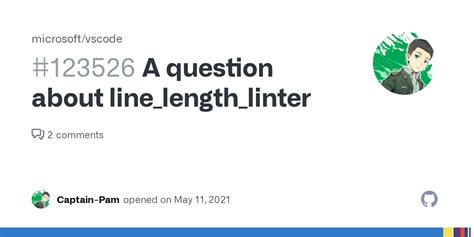 A Question About Linelengthlinter · Issue 123526 · Microsoftvscode · Github