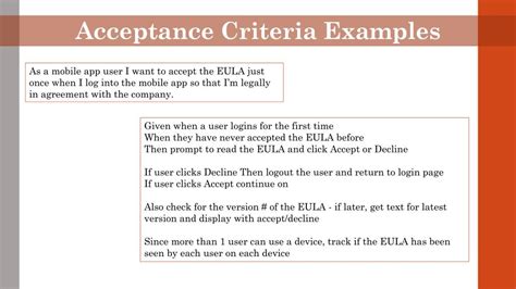 Safe Agile Acceptance Criteria Examples At Saspulleyblog Blog