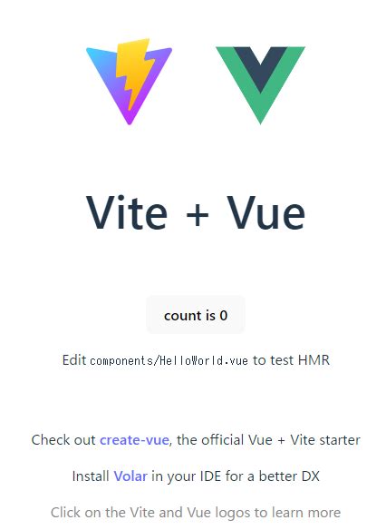 Vite Vue3 Vuetify アプリを作成する