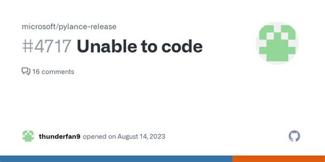 Unable To Code · Issue 4717 · Microsoftpylance Release · Github