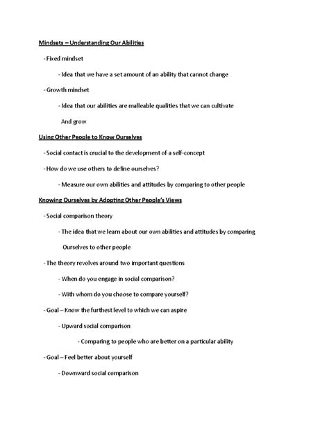 Intro To Social Psychology Chpt 5 Mindsets Understanding Our