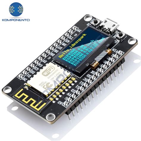 Nodemcu Esp8266 0 96 Inch Oled Wifi Geliştirme Kartı Micro Usb I Komponentci