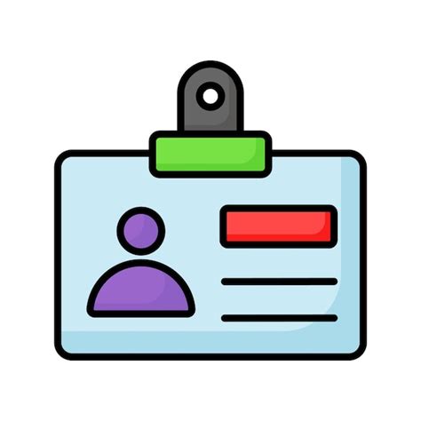 Premium Vector Student Id Card Vector Design Entry Pass Icon In