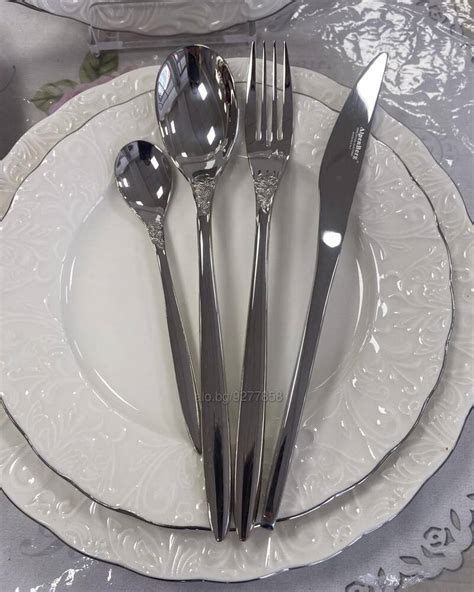 Комплект прибори за хранене 24 части Съдове Сервизи Прибори Банкя Комплект прибори з