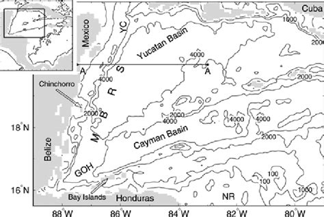 Selected Topographic Features Within The Inner Model Domain Of The Download Scientific Diagram