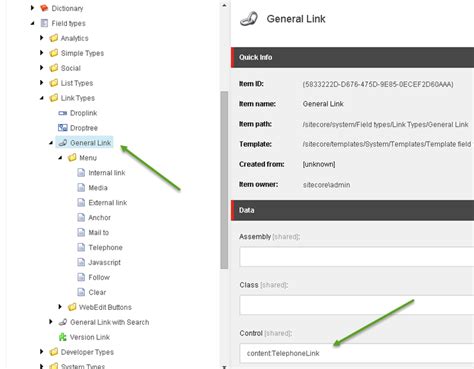 Add Telephone Link To The General Link Field Type In Sitecore Akshay Sura
