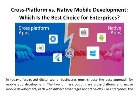 Ppt Cross Platform Vs Native Mobile Development Which Is The Best Choice For Enterprises