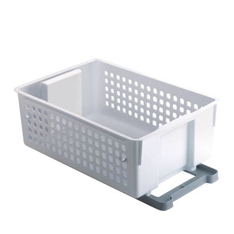 Rubbermaid 14 Slide N Stack Basket With Track At