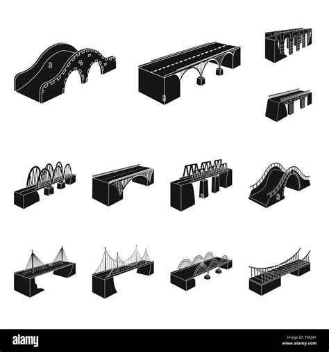 vector design of construct and side icon set of construct and architecture vector icon for