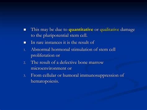 Aplastic And Hypoproliferative Anemias Pptx