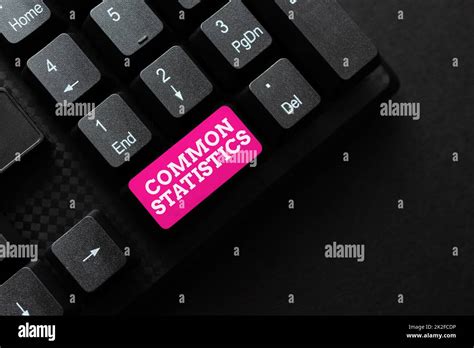 Text Sign Showing Common Statistics Business Overview Deals With Collection Analysis Etc Of
