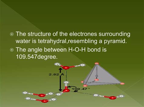 Structure And Properties Of Water Pptx