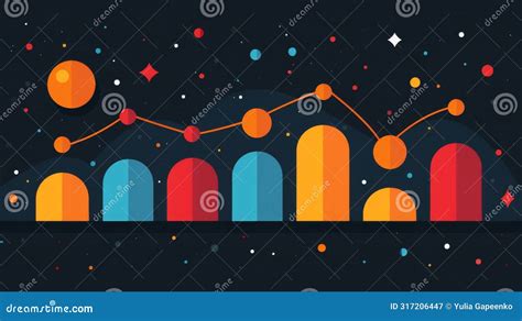Rising Arrow Bar Chart Graphic Stock Image Image Of Chart Visualization 317206447
