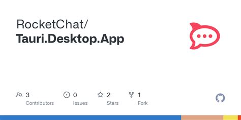 Github Rocketchat Tauri Desktop App