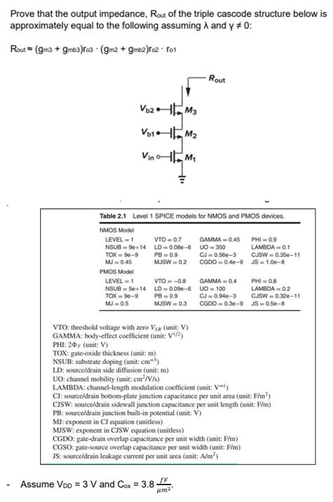 Prove That The Output Impedance Rout ﻿of The Triple