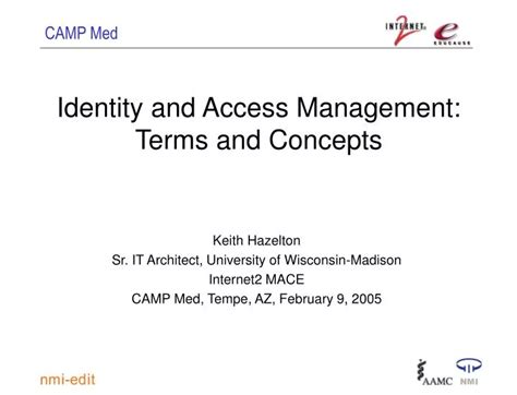 Ppt Identity And Access Management Terms And Concepts Powerpoint Presentation Id6737380