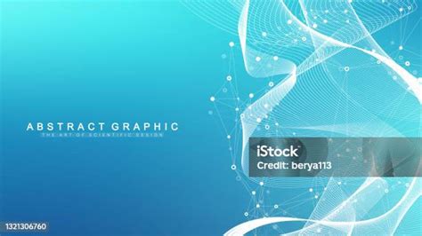 삶의 확장 연결된 선과 점 파도 흐름과 다채로운 폭발 배경 시각화 양자 기술 추상 그래픽 배경 폭발 모션 버스트 벡터 일러스트레이션 인공 신경망에 대한 스톡 벡터 아트 및