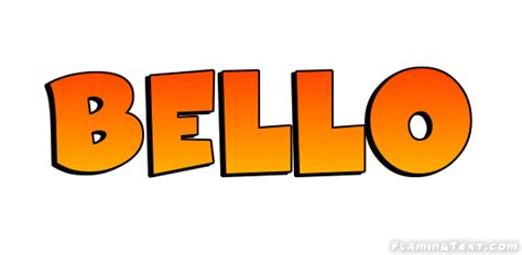 Bello Logo | Free Name Design Tool von Flaming Text
