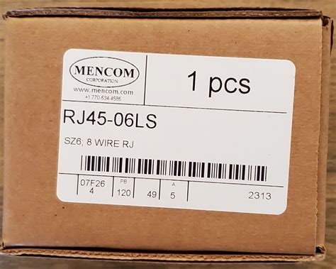 NEW FACTORY SEALED Mencom Programming Panel Interface Connector Type 4 Nema EBay