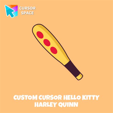 Cursor Custom Cursor Hello Kitty Harley Quinn Pack Cursor Space