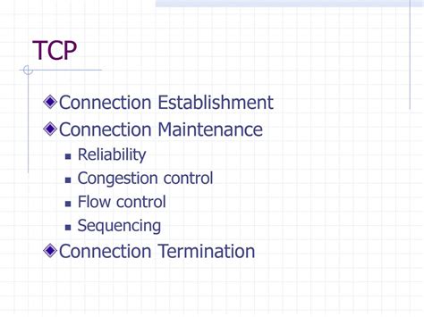 TCP Lecture Ppt Download