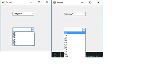 C How To Store Data From Combobox2 And Retrieve Into Combobox2 By Selecting A Condition In
