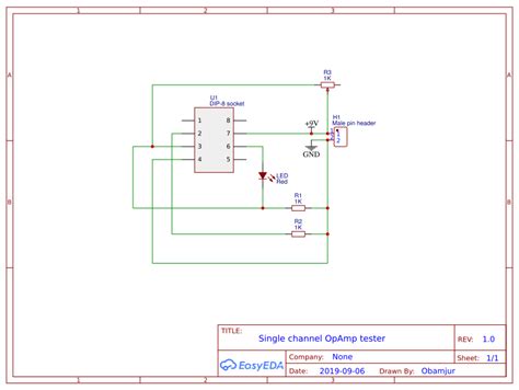 OpAmp Tester OSHWLab