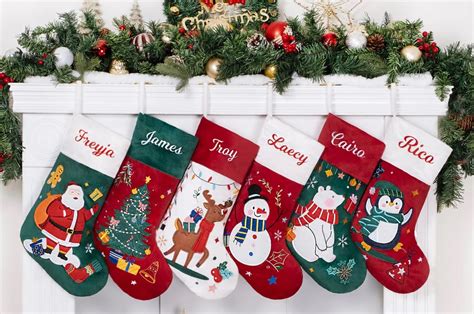 Etsy Christmas Socks And Stockings Personalized Your Holiday Dizzzi