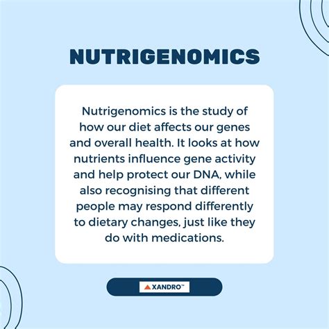 What Is Nutrigenomics The Relationship Between Genes And Diet Xandro Lab